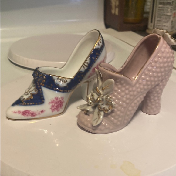 Vintage | Art | Vintage Porcelain Decorative Shoes | Poshmark